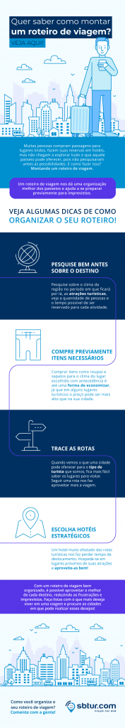 Roteiro de Viagem - Saiba o passo a passo para montar!